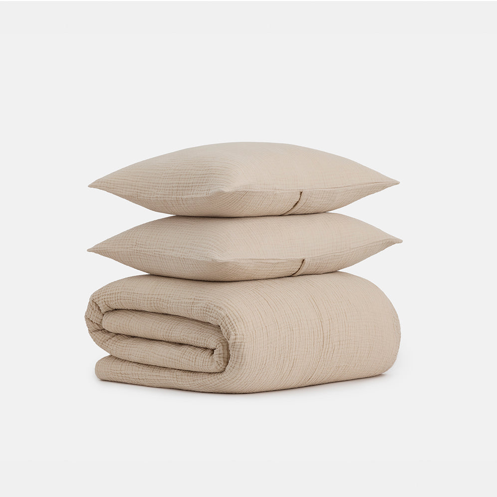 Cocoon Cotton Duvet Cover Set – Thuma